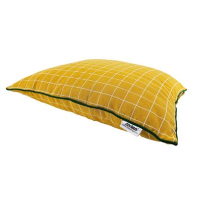 Coussin Sodeco jaune en coton l.50 x L.50 cm