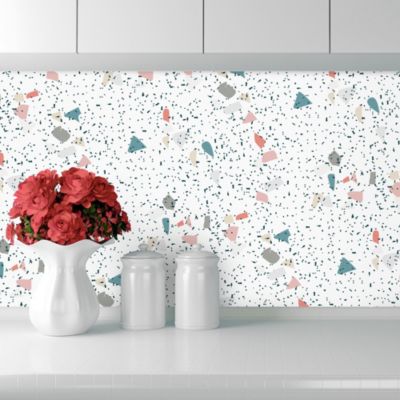 Crédence Adhésive Terrazzo Aqua 100 x 40 cm