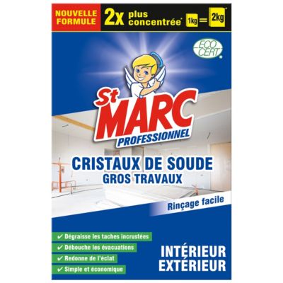 Cristaux de soude gros travaux St Marc professionnel 1kg