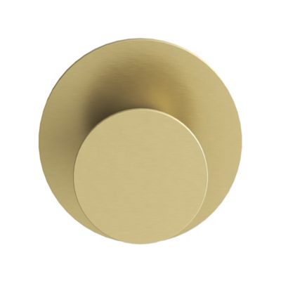 Crochet pour salle de bain en acier inoxydable or Cavally GoodHome