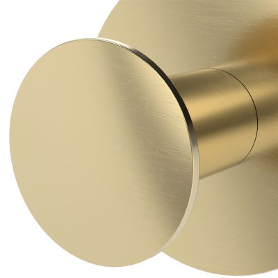 Crochet pour salle de bain en acier inoxydable or Cavally GoodHome