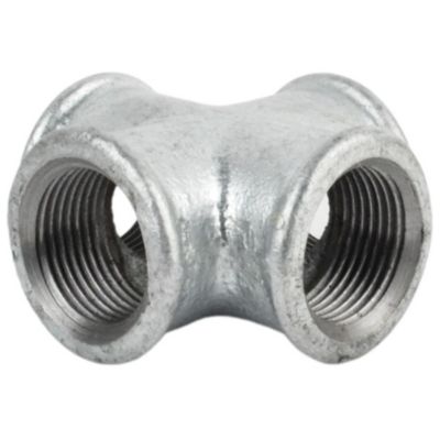 Croix - 4 voies - fonte galvanisée - 33x42mm (1''1/4)