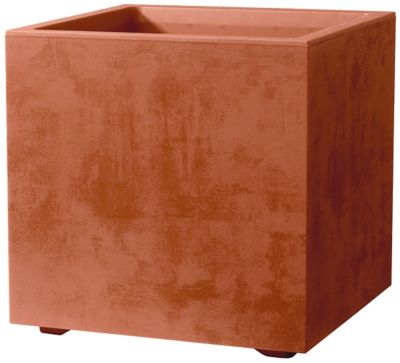 Cube à réserve d'eau plastique Deroma Millennium corten 39 x 39 x h.39 ...