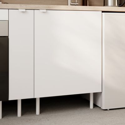 Cuisine complète Izee blanc 2 meubles hauts + 5 bas sans électroménager ...