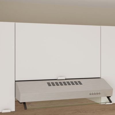 Cuisine complète Izee blanc 3 meubles hauts + 3 bas sans électroménager ...