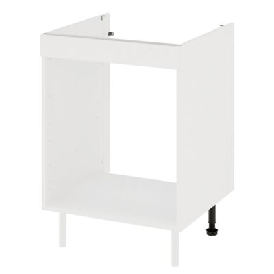 Cuisine complète Izee blanc 4 meubles bas sans électroménager 200 cm