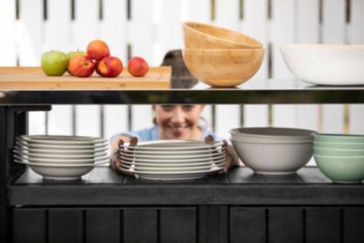 Cuisine extérieure en résine et acier inoxydable Unity Chef Keter