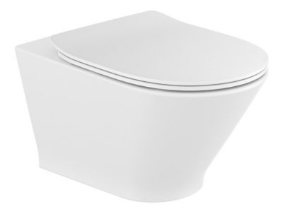 Cuvette suspendue ROCA GAP ROUND sans bride (rimless) - fixations ...