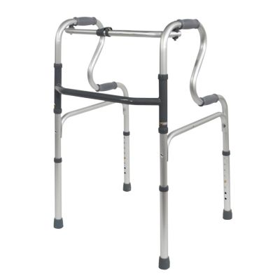 Déambulateur Aidapt VP179A, pliant de luxe à deux élévateurs