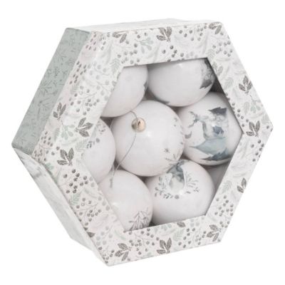 Déco de sapin Coffret 7 Boules de Noël D 7.5 cm | Castorama