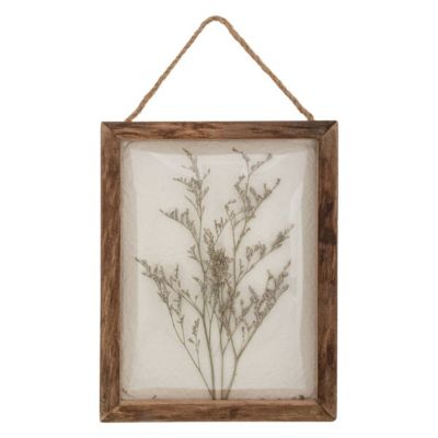 Déco murale fleurs Jonas bois 20x25cm - Atmosphera