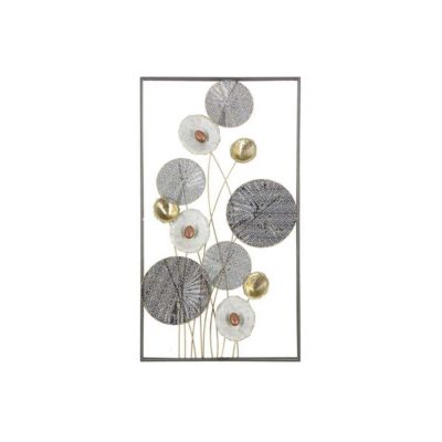 Décoration murale en métal Grid 50x6x90.5 cm