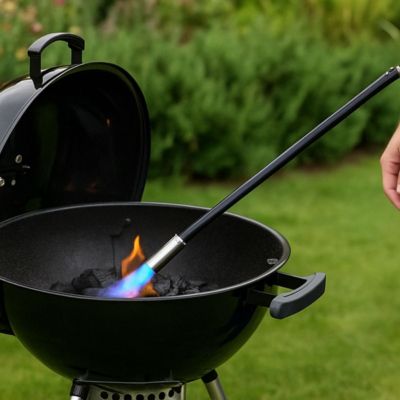 Désherbeur Thermique Gaz 1100W Piezo - Chalumeau gaz sans fil - Bruleur ...