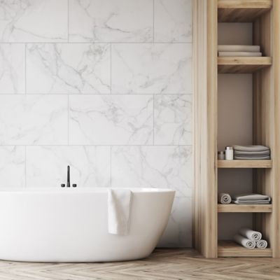 Dalle PVC Dumawall Calacatta 37,5x65cm | Castorama