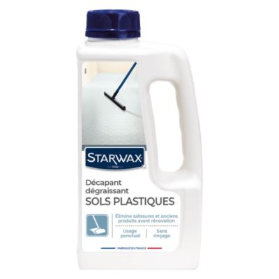 Décapant sans rinçage sols plastiques Starwax 1L | Castorama