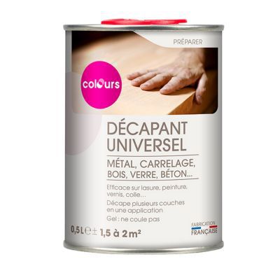 Décapant universel métal, carrelage, bois, verre, béton Colours 500 ml ...
