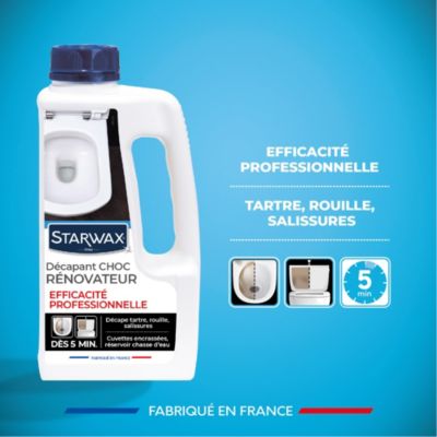 Décapant WC choc rénovateur Starwax 1L | Castorama