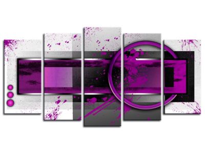 DECLINA, Tableau toile imprimée abstrait, Tableau abstrait ...