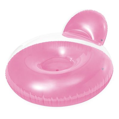 DESTOCKAGE - Fauteuil de piscine gonflable Intex Glossy-Rose