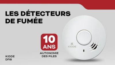 Détecteur de fumée anti-vandalisme Kidde 10Y29