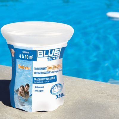 Diffuseur Flottant sans chlore pour Piscine de 4 à 10m3 BLUE TECH