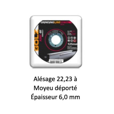 Disque à ébarber pour acier 230x6x22,23mm - DRONCO - 3236041100