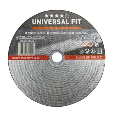 Disque de coupe métal Universel 230x2,5x22,2 mm | Castorama