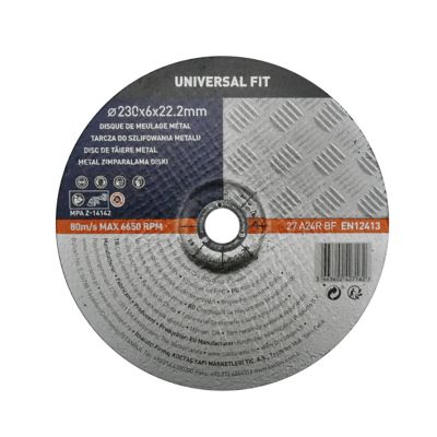 Disque de meulage métal 230x6x22,2 mm Universel fit