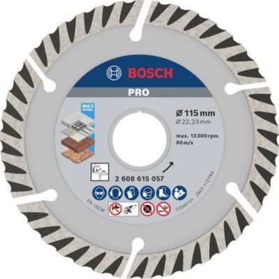 Disque diamanté Standard for Universal 115 x 22,23 x 2 x 10 mm - 2608615057