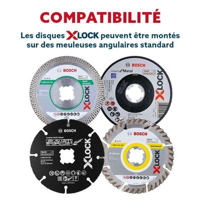 Disque X-LOCK lamelles déporté X571 Best for Metal 125 mm grain 40 ...