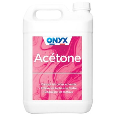 Dissolvant Acétone Onyx en bidon de 5 litres | Castorama