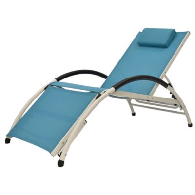 DOCKSIDE SUN LOUNGER - TRUE TURQUOISE