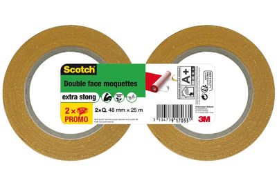 Double face pour sols moquette Scotch 50 mm x 5000 cm | Castorama
