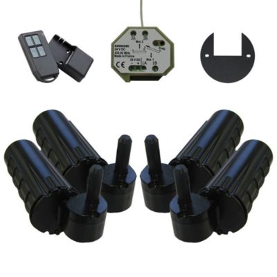 Double motorisation pour volet 2 battants SLID'UP URANUS radio - gond 14 mm