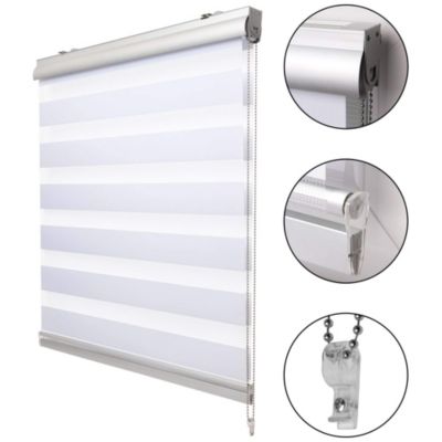 Double Store enrouleur Blanc SolDecor DK9 160x70cm | Castorama