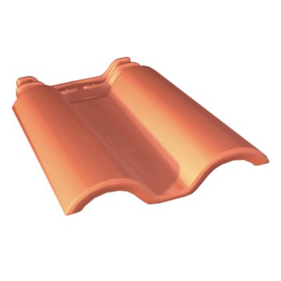Double tuile GR13 ocre terre cuite Monier | Castorama