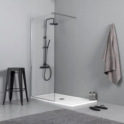 Douche de plain-pied 90 cm pour le receveur de douche ou le niveau du ...