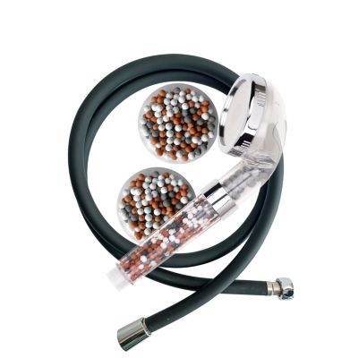 Douchette 1 jet chromé SpaShower Change your life + flexible et 3 recharges