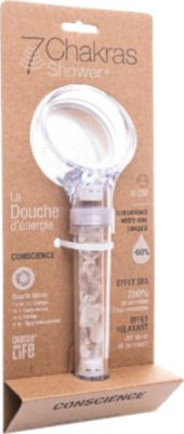 Douchette 1 jet Quartz 8 cm 7ChakrasShower Change your life | Castorama