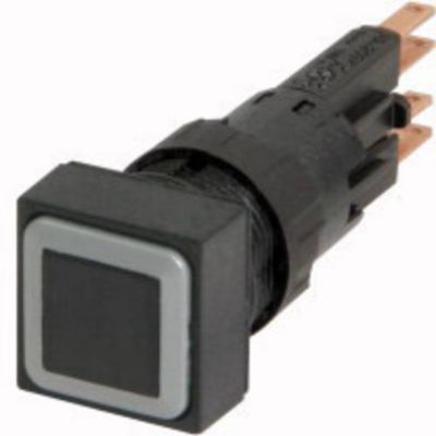 Eaton Q18D-SW Bouton-poussoir noir diamètre 16 mm, montage 16 mm, 1 pc(s)