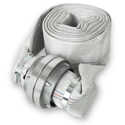 EBERTH 3" Tuyau de refoulement, Tuyau plat avec raccord Storz 75-B ...