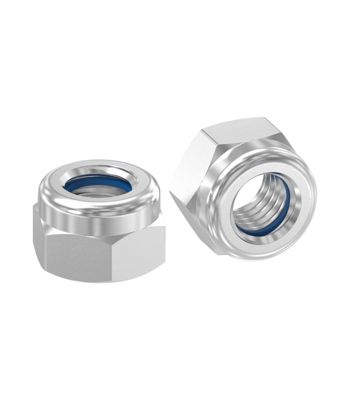 Ecrou frein hexagonal DIN 985 en acier inoxydable A2