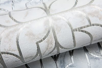 EDEM 85074BR35 Papier peint à motifs graphiques légèrement texturé ...