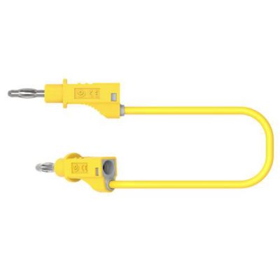 Electro PJP 2117-CD1-50J cordon de mesure banane mâle 4 mm 50 cm jaune