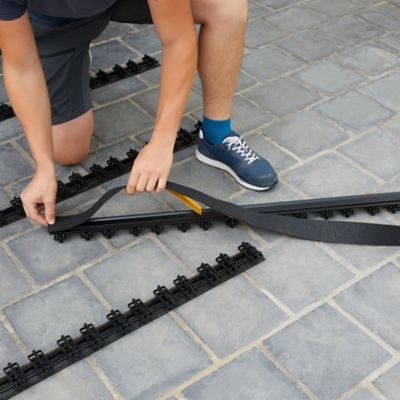 Élément de liaison GoodHome Areto pour rails aluminium de terrasse en ...