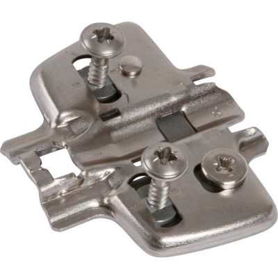 Embase cruciforme excentrique Hettich avec goupille de positionnement ...