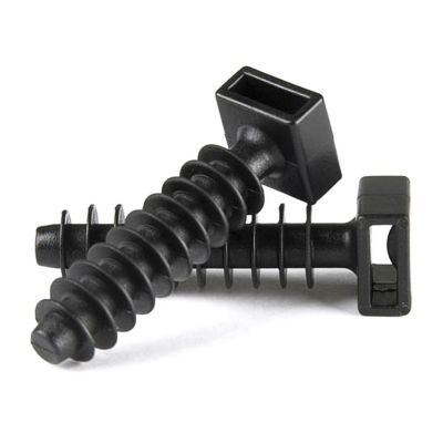 Embase à Frapper Pour Colliers Colson Max 9mm - Perçage 8mm - Sachet De 100