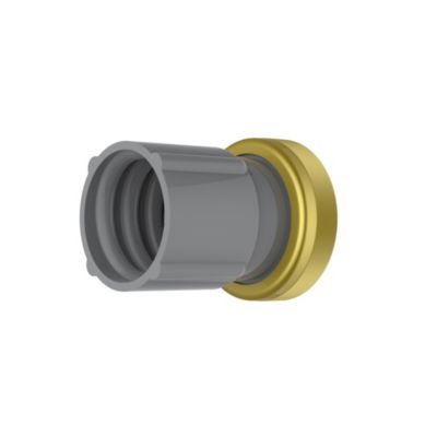 Embout PVC Ø40mm écrou laiton joint plat Fitoflex - Valentin