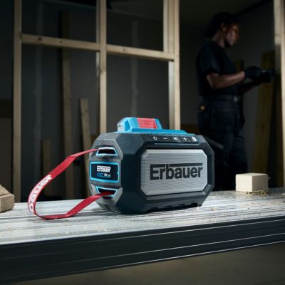 Enceinte bluetooth sans fil Erbauer ERI1109RDI 18V ( sans batterie)