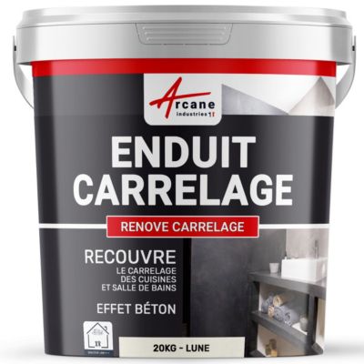 Enduit carrelage pour Mur et Sol - RENOVE CARRELAGE Lune - 20 kg ...